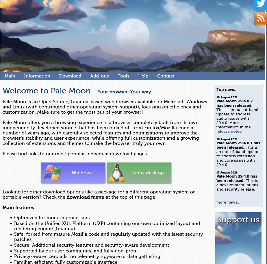 Review: Is Pale Moon a viable privacy browser? | avoidthehack!